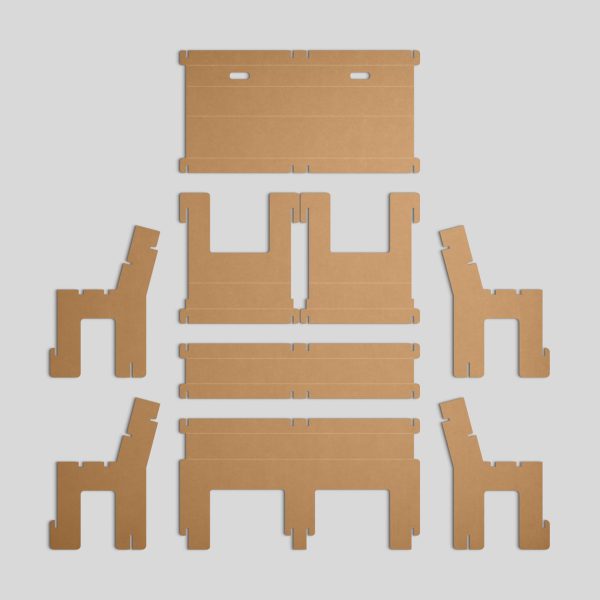 TARAY | Cardboard bench - Cartonlab English