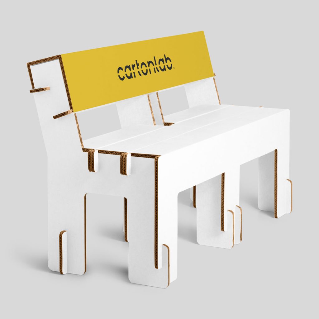 TARAY | Cardboard bench - Cartonlab English