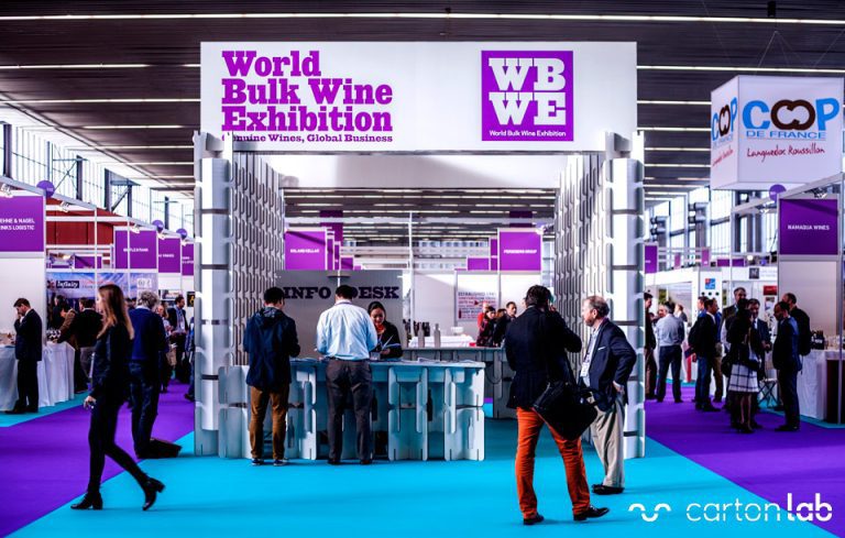 World Bulk Wine Exhibition. Stand para Feria de Vino | Cartonlab
