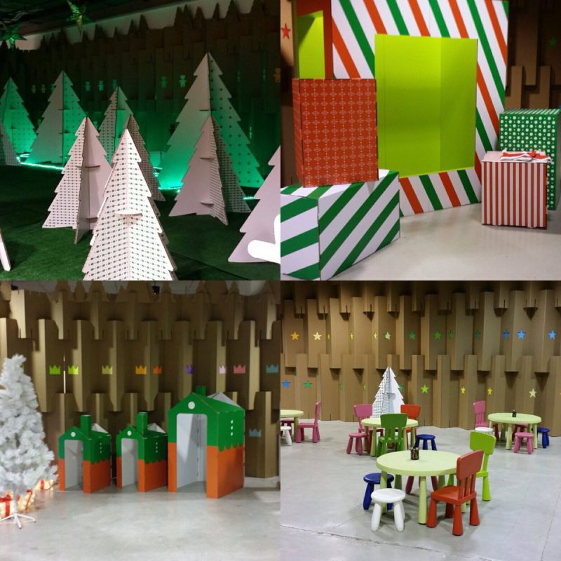 Decoración navideña en Centro Comercial | Actividades lúdicas para niños