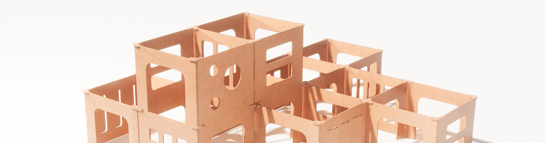 Laberinto de cartón para niños. Diversión y creatividad