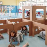 Laberinto de cartón para niños | juguete modular ecológico | Cartonlab