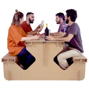 Mesas de cartón | Diseño ecológico de muebles de cartón | Cartonlab
