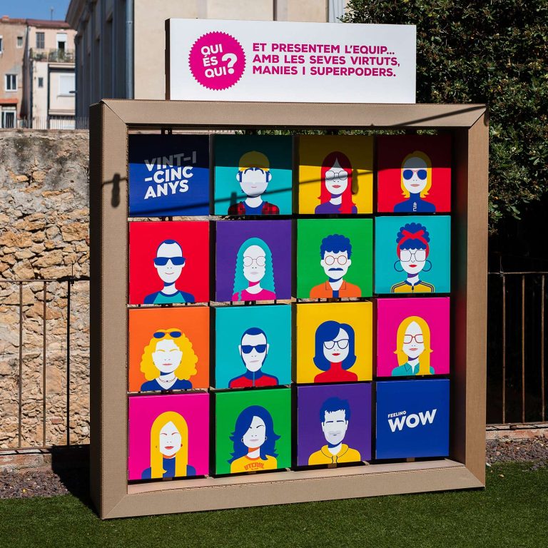 MEMOFLIP | Panel giratorio personalizable