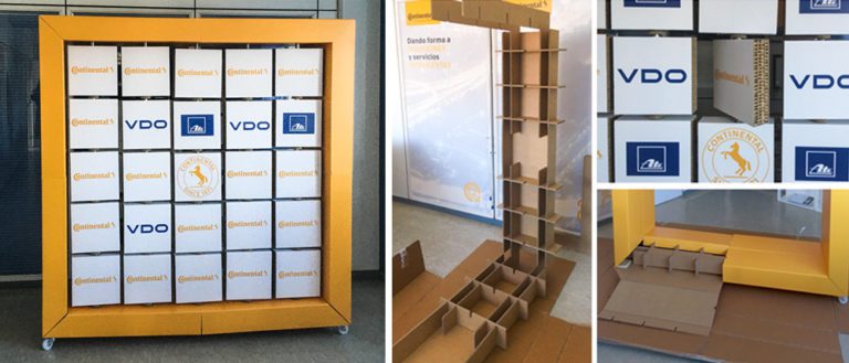 Panel giratorio de cartón | Un diseño que invita a interactuar | Cartonlab