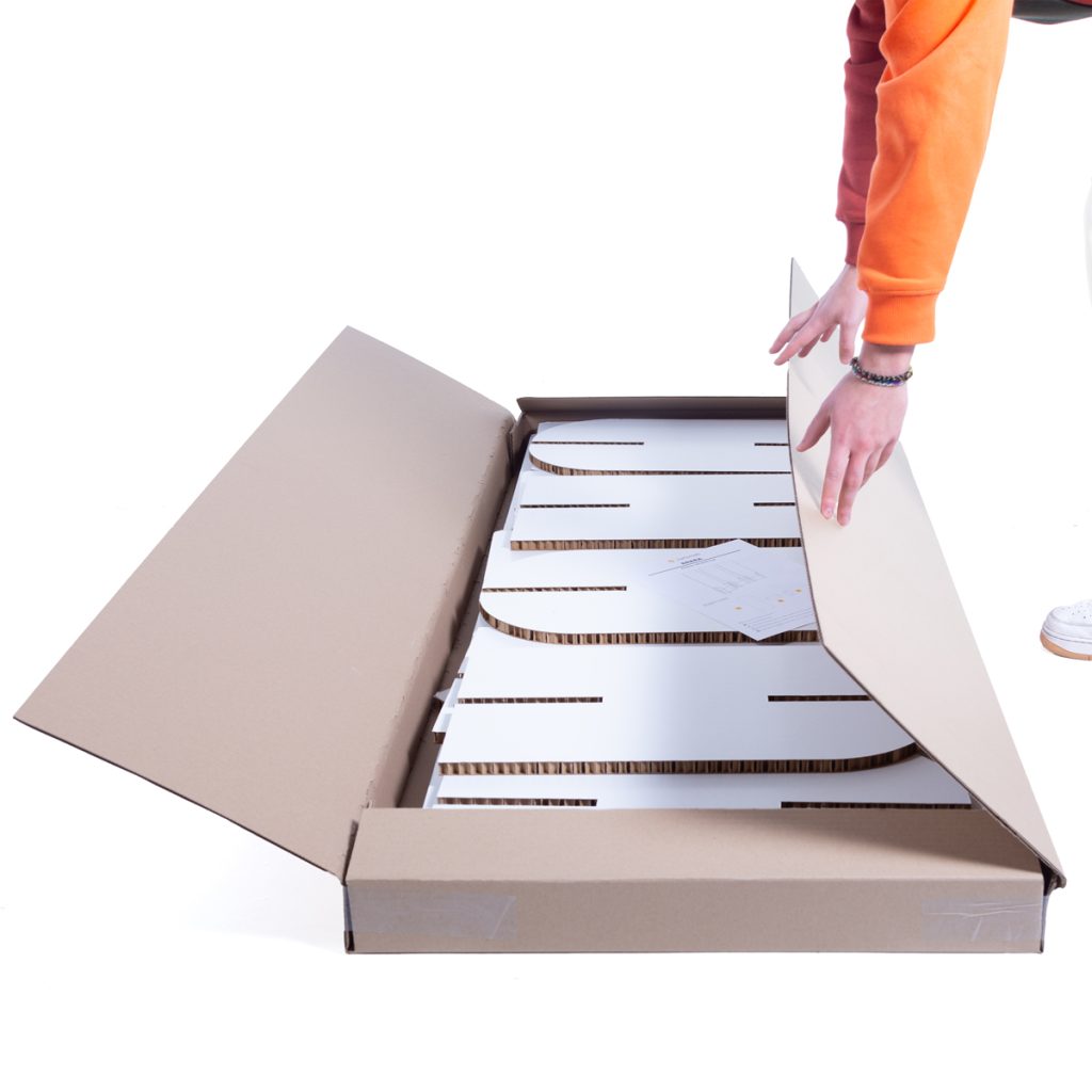 ENARA | Paneles expositivos desmontables de cartón