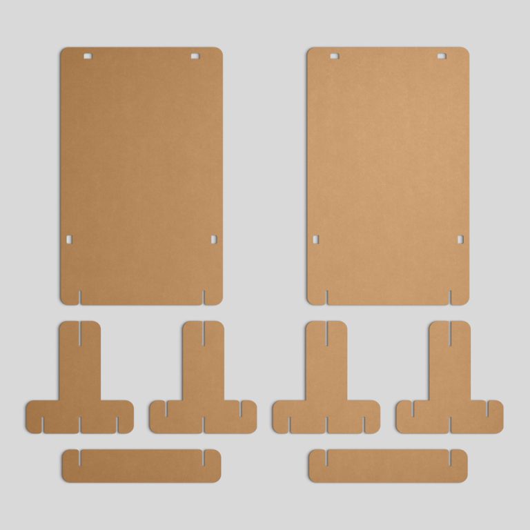 HUNTER | Panel expositivo modular de cartón para A0